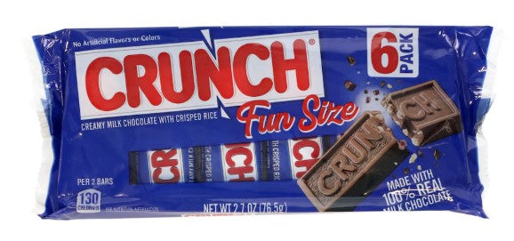 Nestle Crunch Fun-Size Candy Bars, 2.7 oz, 6-ct. Packs – Shop Care Packages